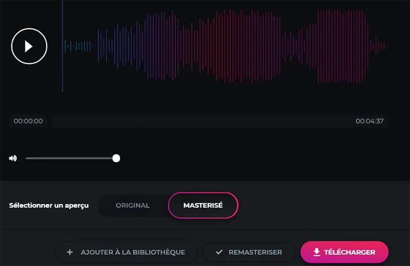 eMastered : Avis sur cet Outil de Mastering Instantané en Ligne