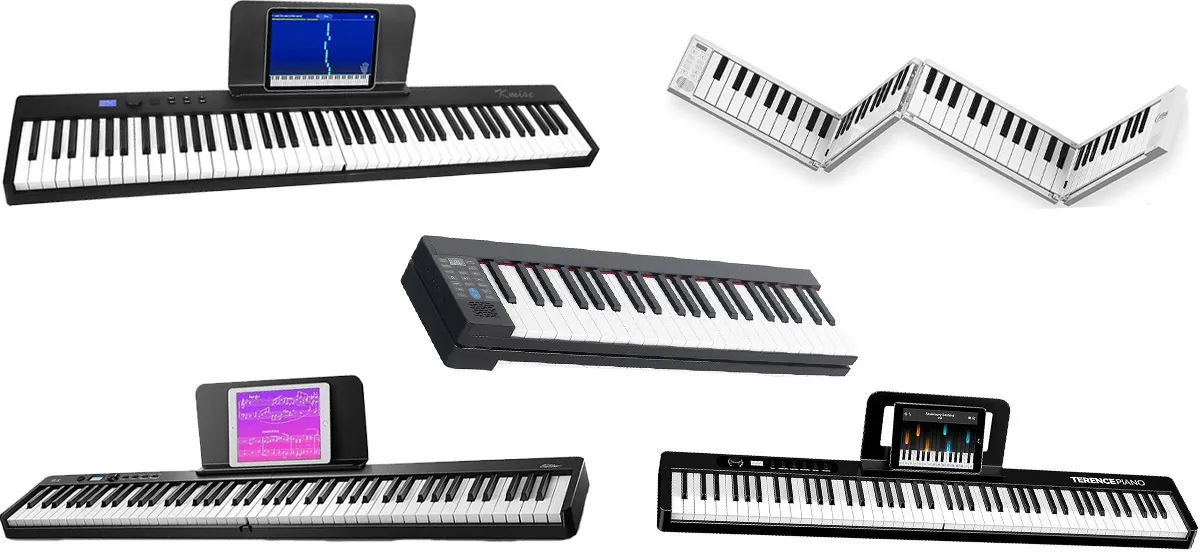 Les 5 Meilleurs Pianos Pliables et Faciles à Transporter (Comparatif)