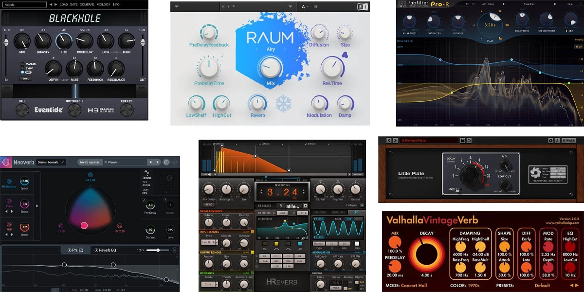 Les 7 Meilleurs Plugins de Reverb pour le Mixage (Comparatif)