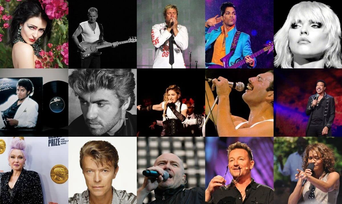 Les 20 Meilleurs Chanteurs Anglais des Années 80 (Incontournables)