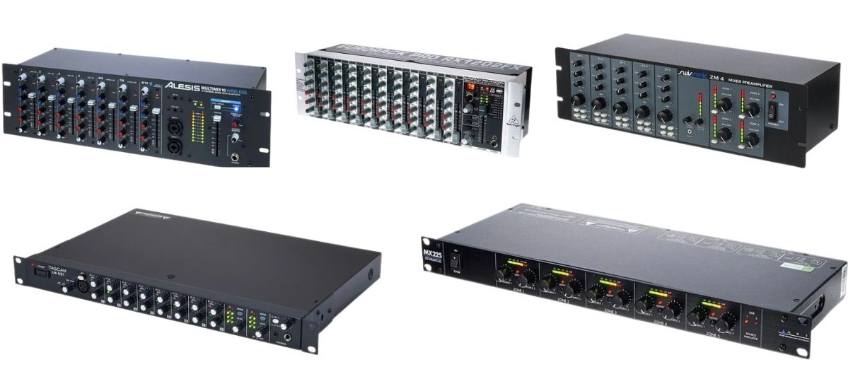 Les 5 Meilleures Tables de Mixage Rackables (Comparatif)